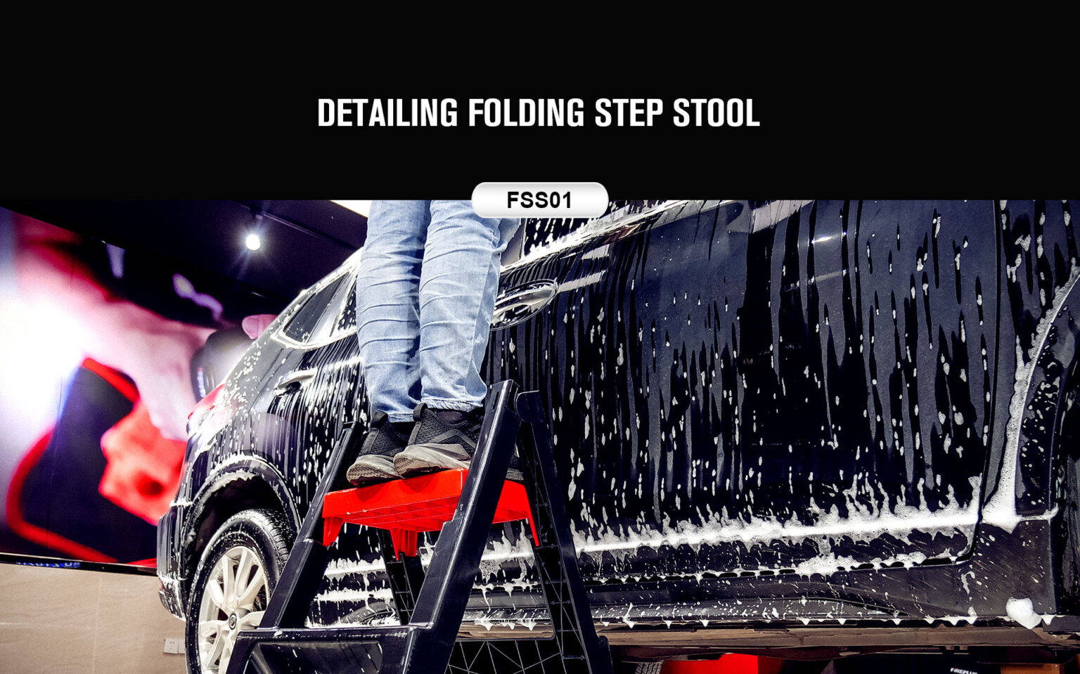Detailing Folding Step Stool – Maxshine