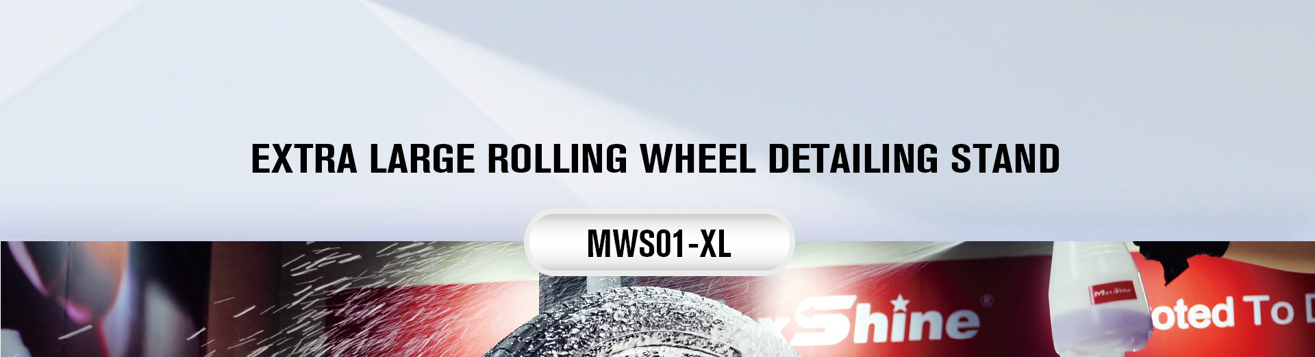 Extra Large Rolling Wheel Detailing Stand – Maxshine